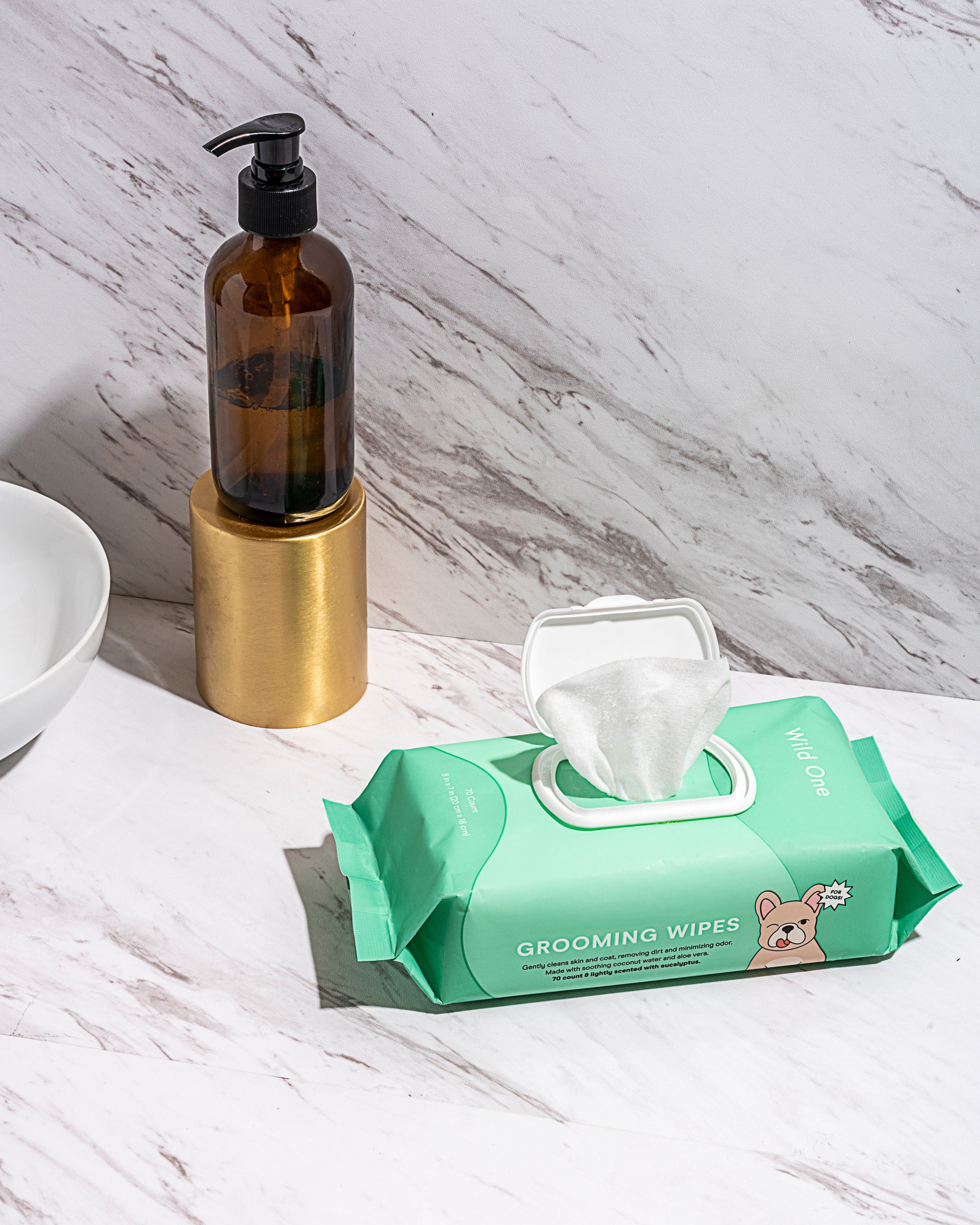 Dog Bath & Grooming Wipes | Wild One